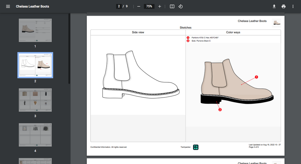 How To Create a Tech pack for Footwear Products