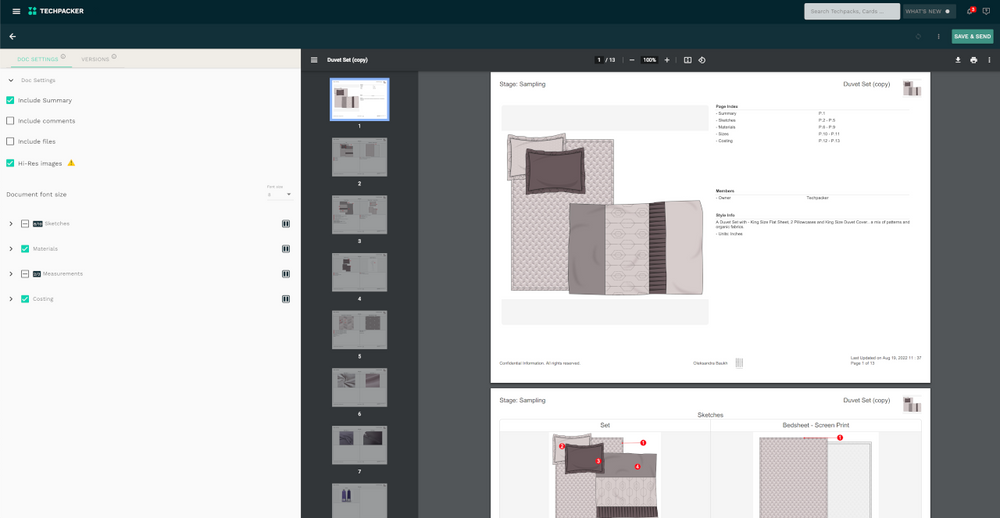 How to Create a Tech Pack for Home Furnishing Goods
