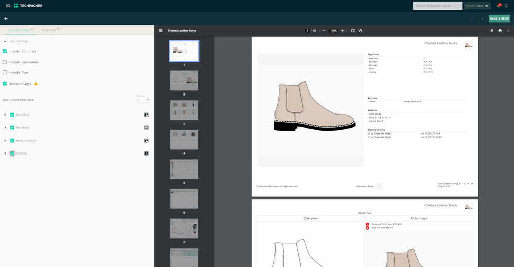 How To Create a Tech pack for Footwear Products