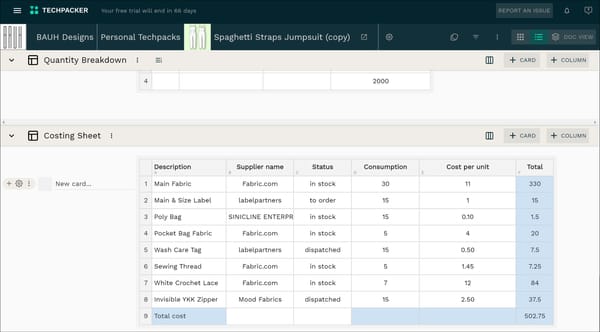 How to Create a Garment Costing Sheet